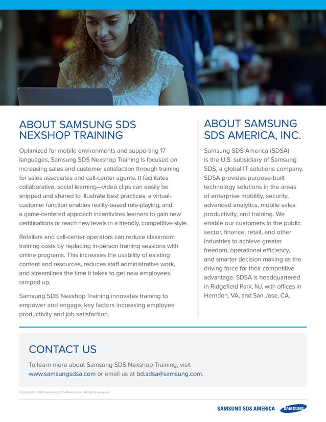 Samsung SDS Retail Training | PDF