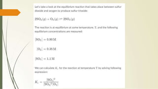 Brief concepts of chemical equilibrium | PPT