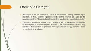 Brief concepts of chemical equilibrium | PPTX