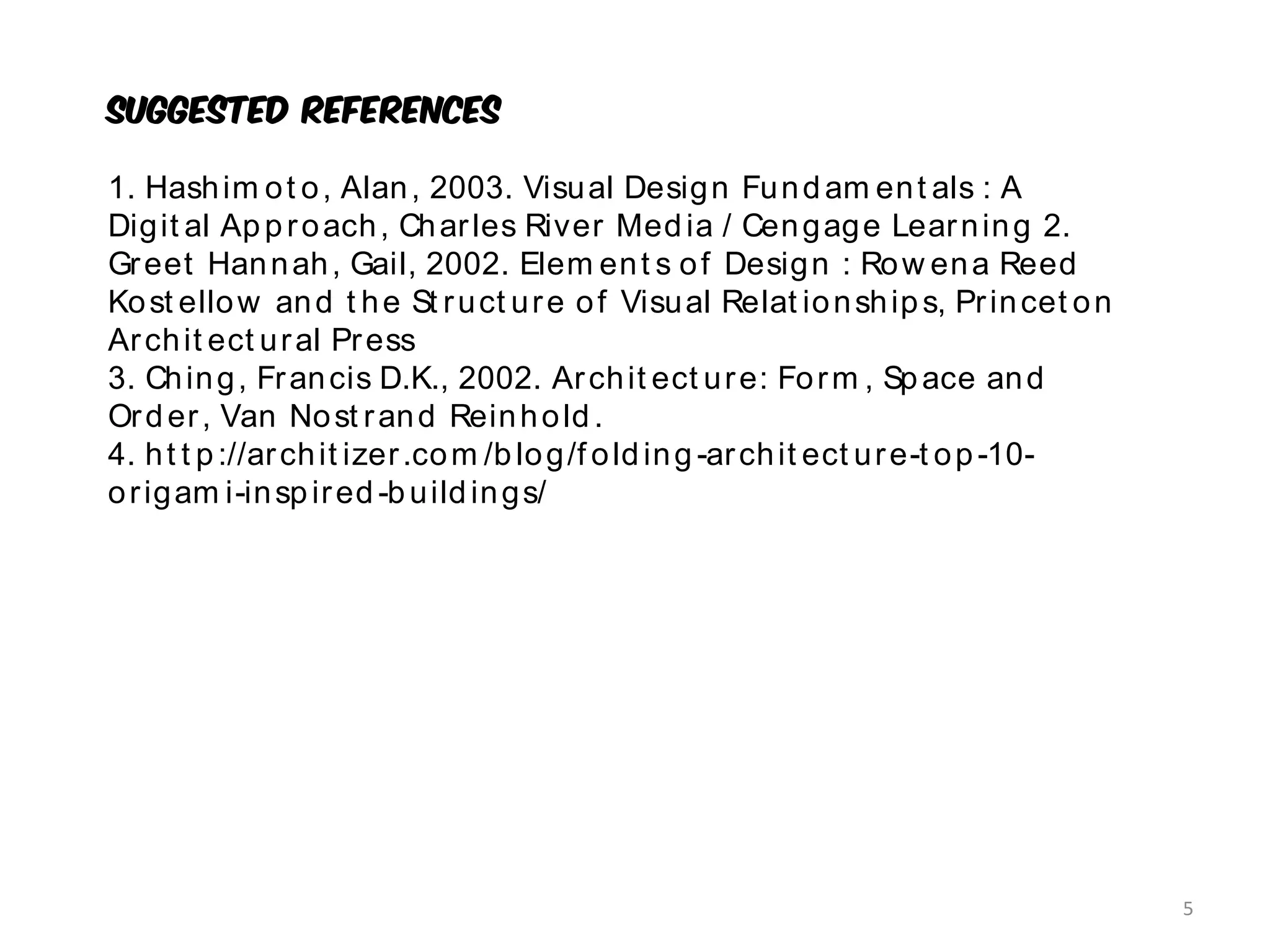 INTRO TO DESIGN #2B BRIEF | PPT