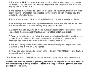 INTRO TO DESIGN #2B BRIEF | PPT