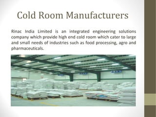 Brief about cold storage room | PPT