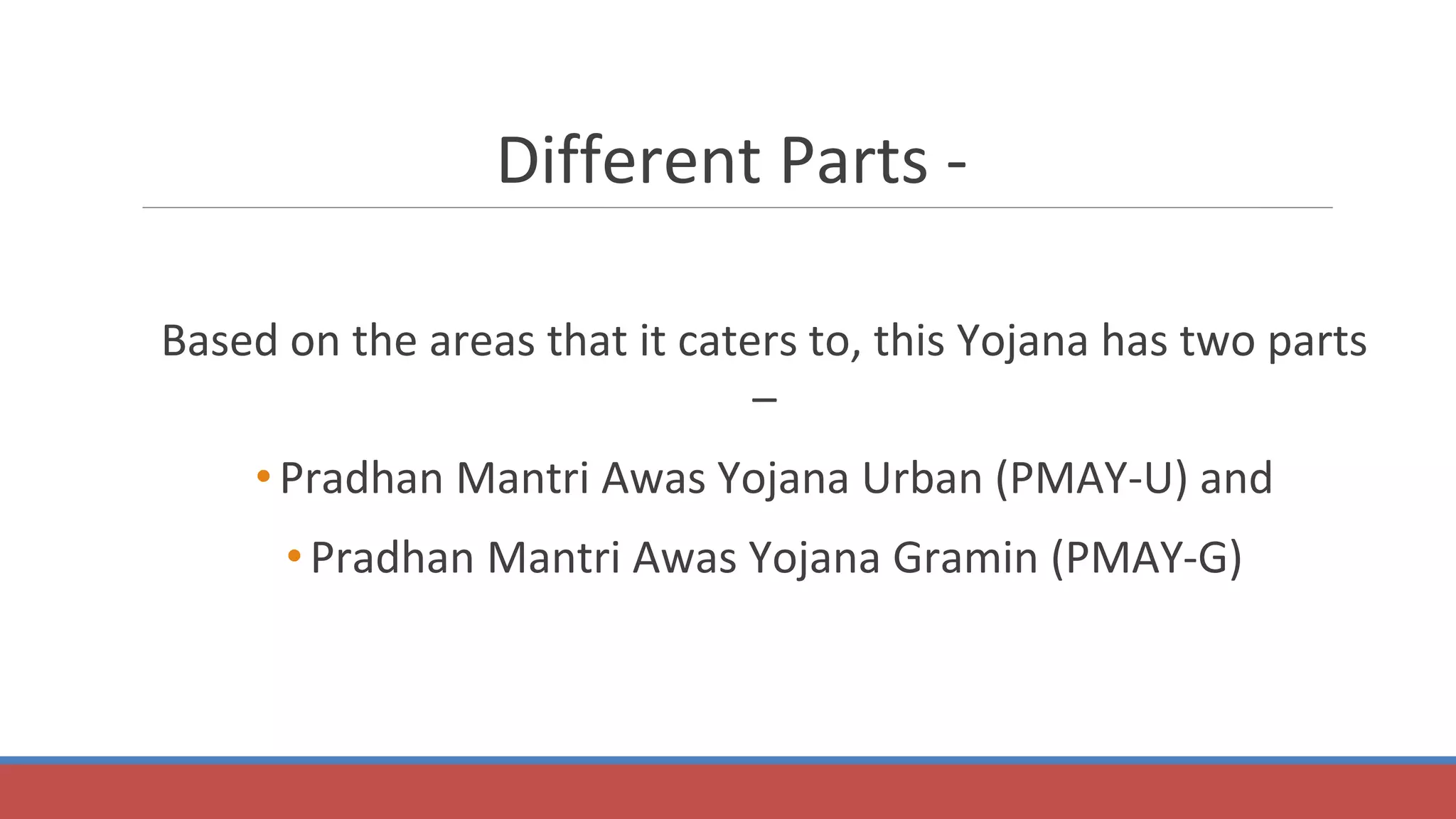 A Brief About Pradhan Mantri Awas Yojana | PPTX