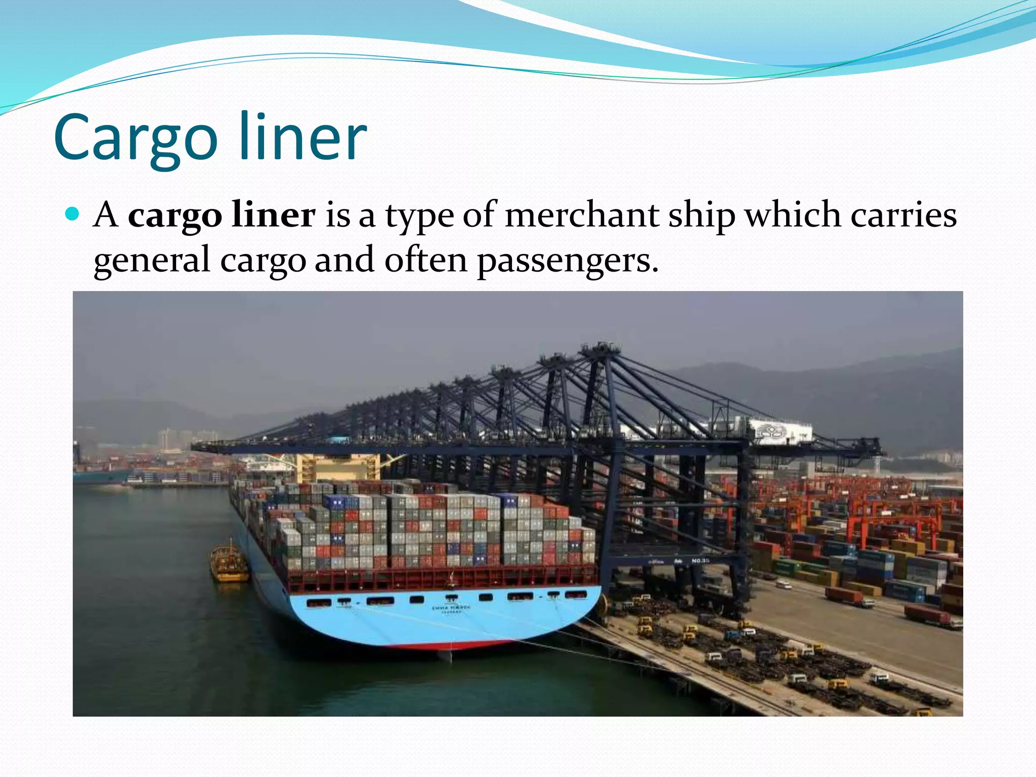 Cargo handling facilities (sea ways) | PPTX