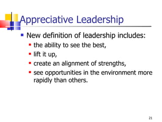 Appreciative Inquiry: A Revolution in Change | PPT