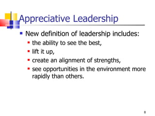 Appreciative Inquiry: A Revolution in Change | PPT
