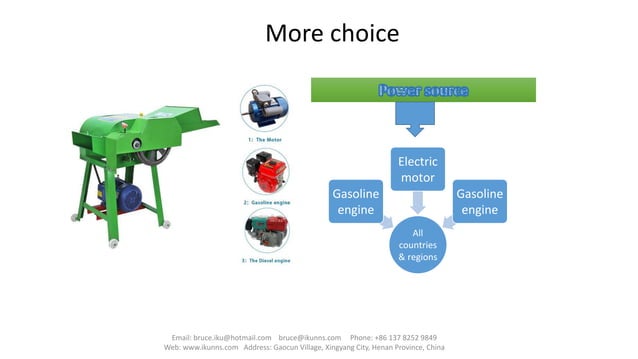 Animal Feeding Small Scale Chaff Cutter in China | PPT