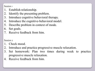 Brief CBT & Case Presentation | PPTX