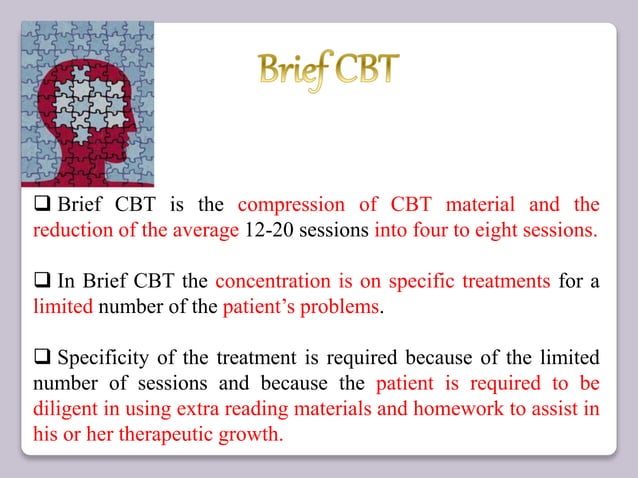 Brief CBT & Case Presentation | PPTX