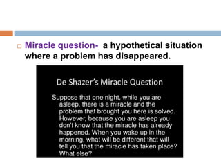 Brief counseling approaches- solution focused counseling | PPT