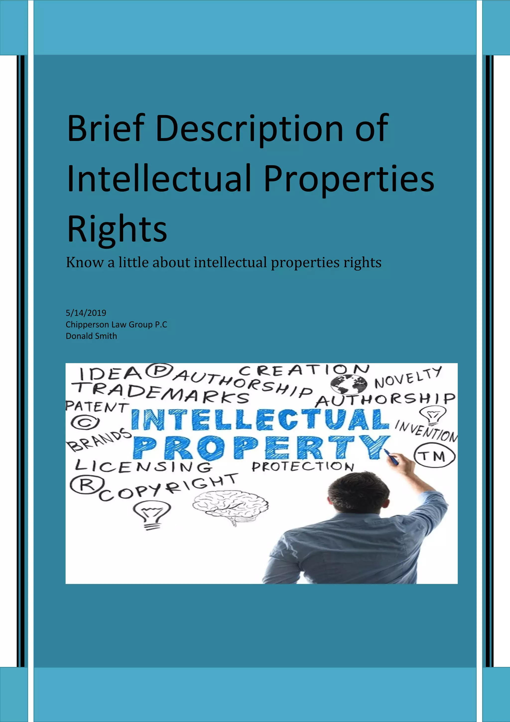 Brief description of intellectual properties rights | PDF