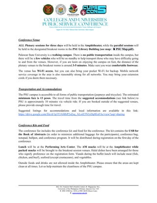 Briefer palawan state university during the cups cun | PDF