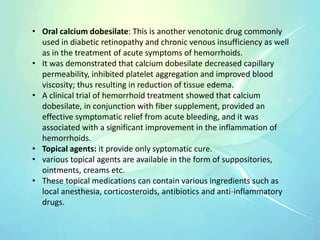 quick review on hemorrhoids | PPTX