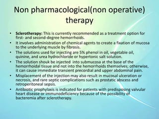 quick review on hemorrhoids | PPTX