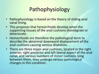 quick review on hemorrhoids | PPTX