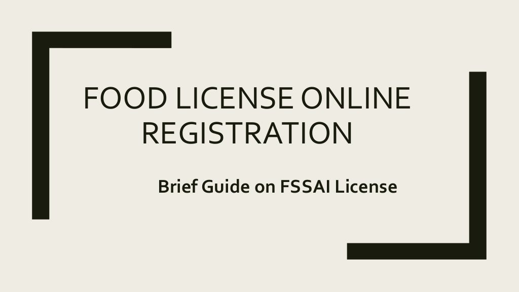 Brief guide on food license online registration - How to apply for FSSAI via Sulekha.com