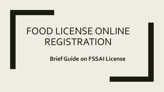 Brief guide on food license online registration - How to apply for FSSAI via Sulekha.com