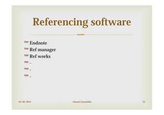 Brief guide to referencing | PPT