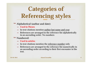 Brief guide to referencing | PPT