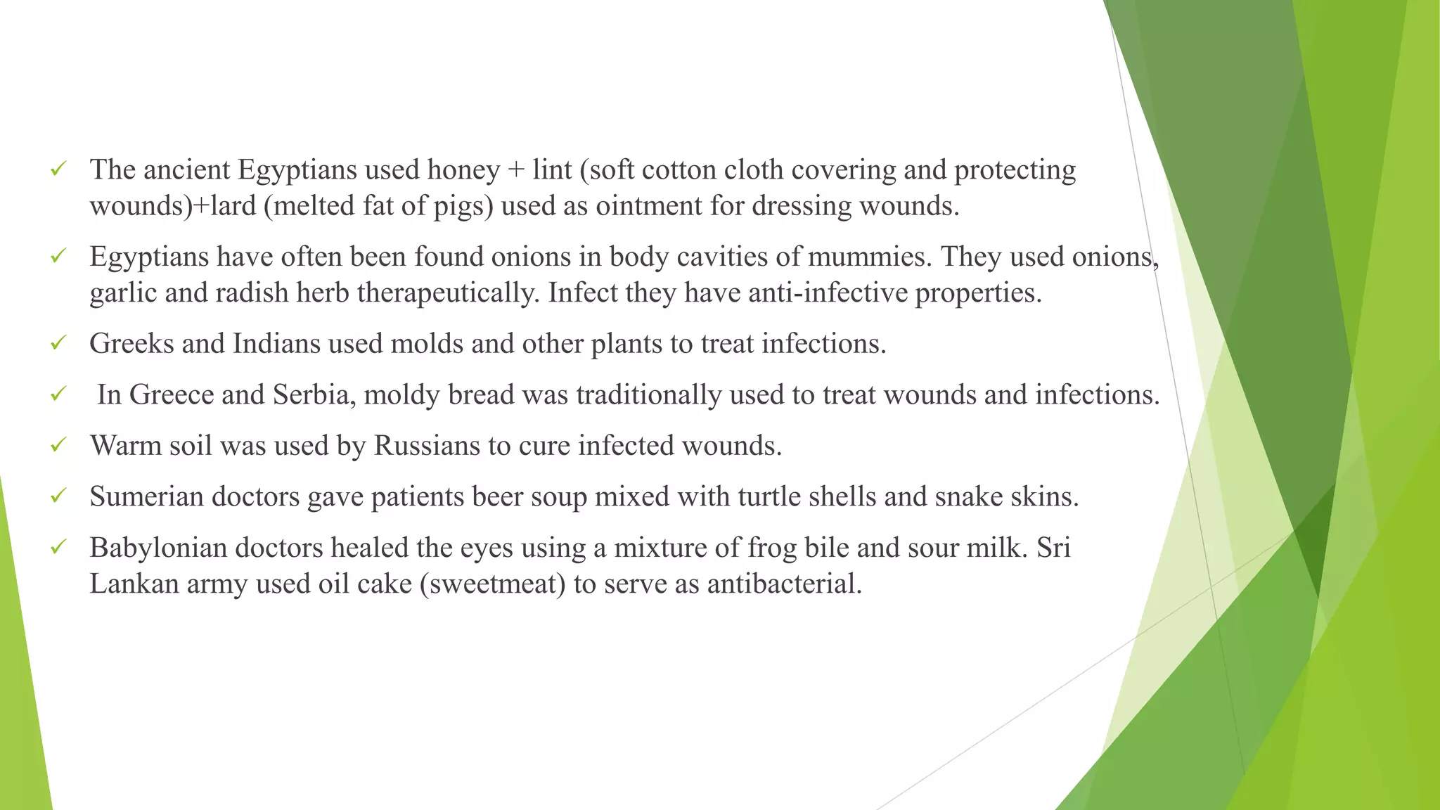 Brief historical background & classification of antibiotics | PPTX