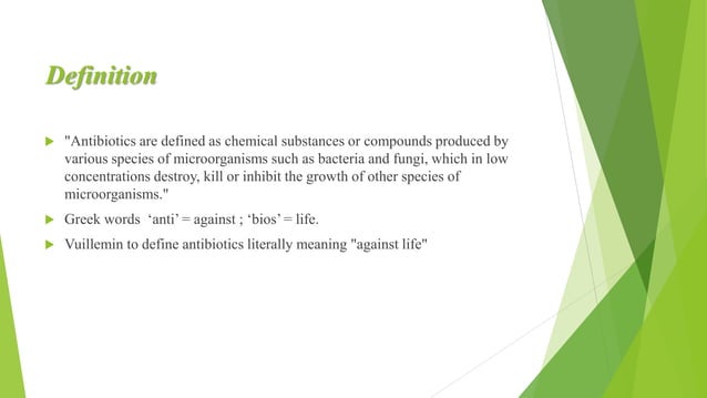 Brief historical background & classification of antibiotics | PPTX