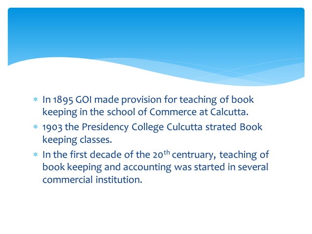 Brief history /evolution of commerce education | PDF | Education ...