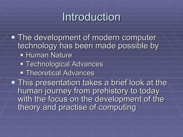Brief history computing | PPT
