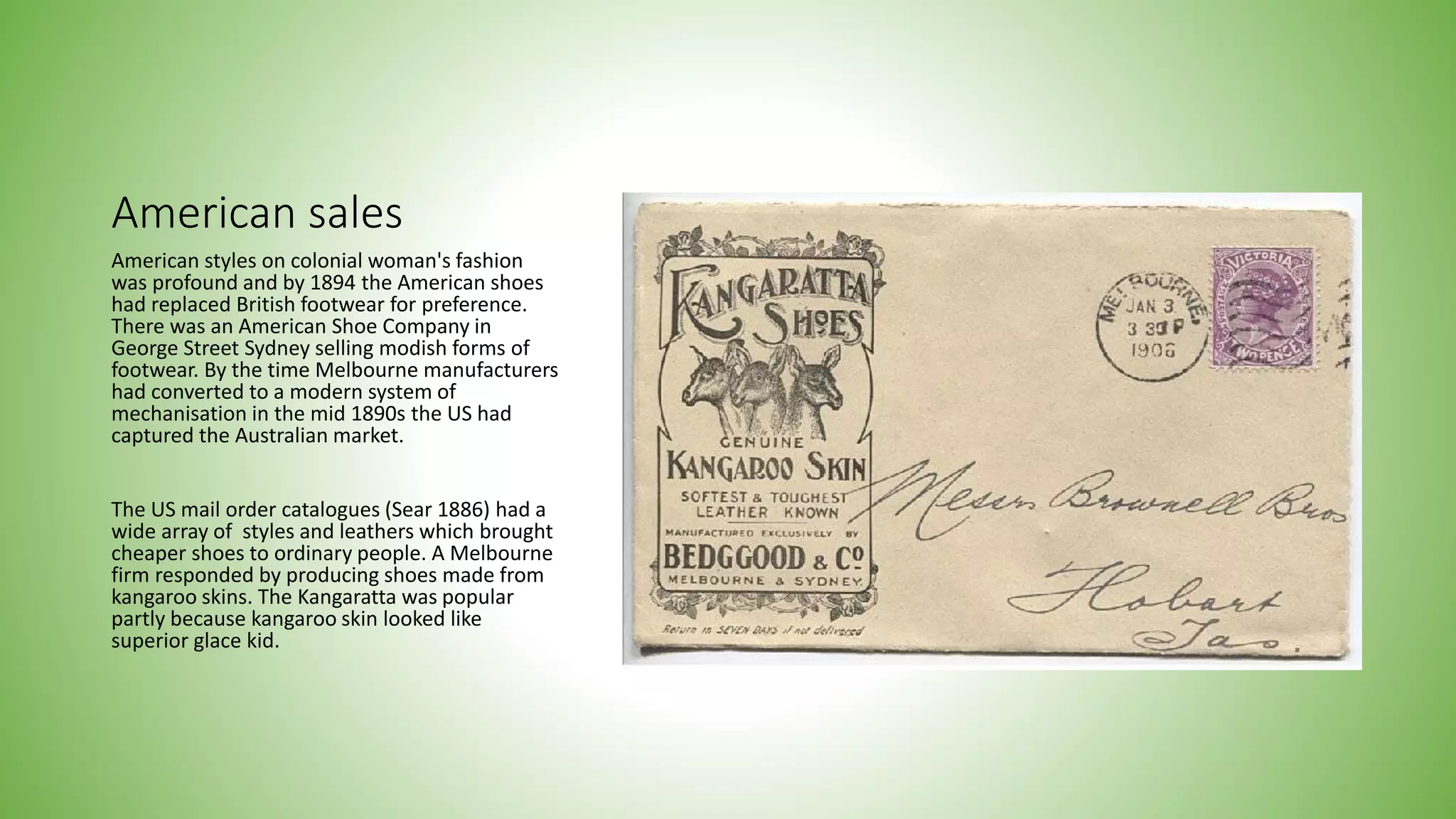 Brief history of Australian Shoes | PPTX