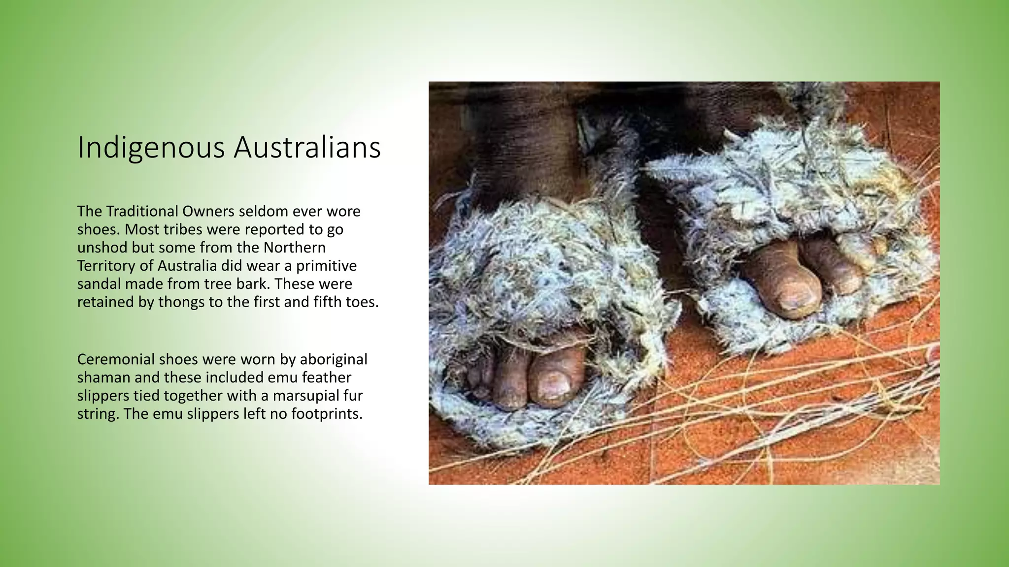 Brief history of Australian Shoes | PPTX