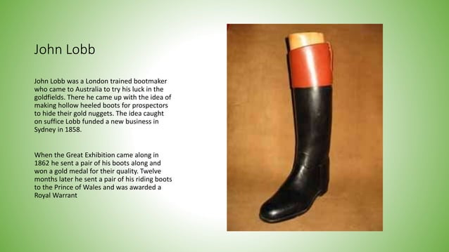 Brief history of Australian Shoes | PPTX | Women\'s Shoes and Footwear ...