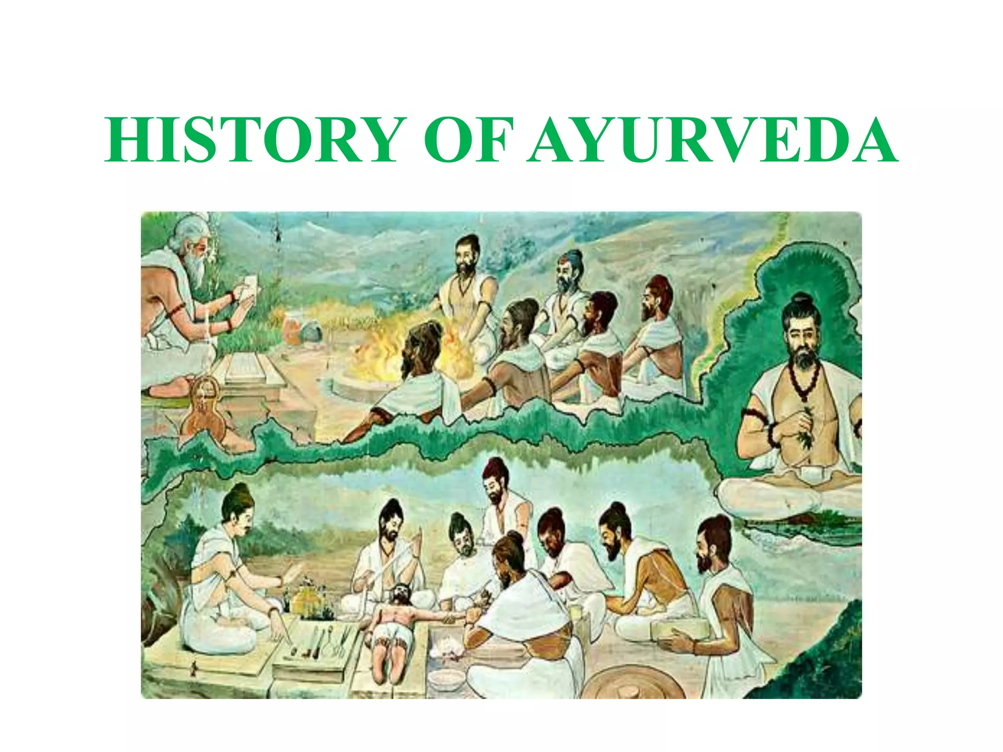 Brief history of ayurveda | PPTX