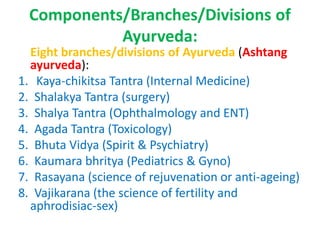Brief history of ayurveda | PPTX