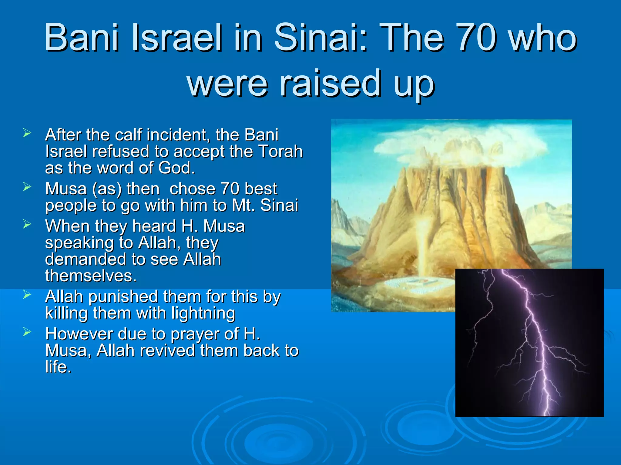 Brief History of Bani Israel | PPT