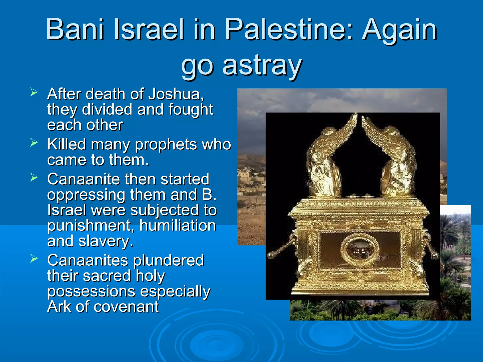 Brief History of Bani Israel | PPT