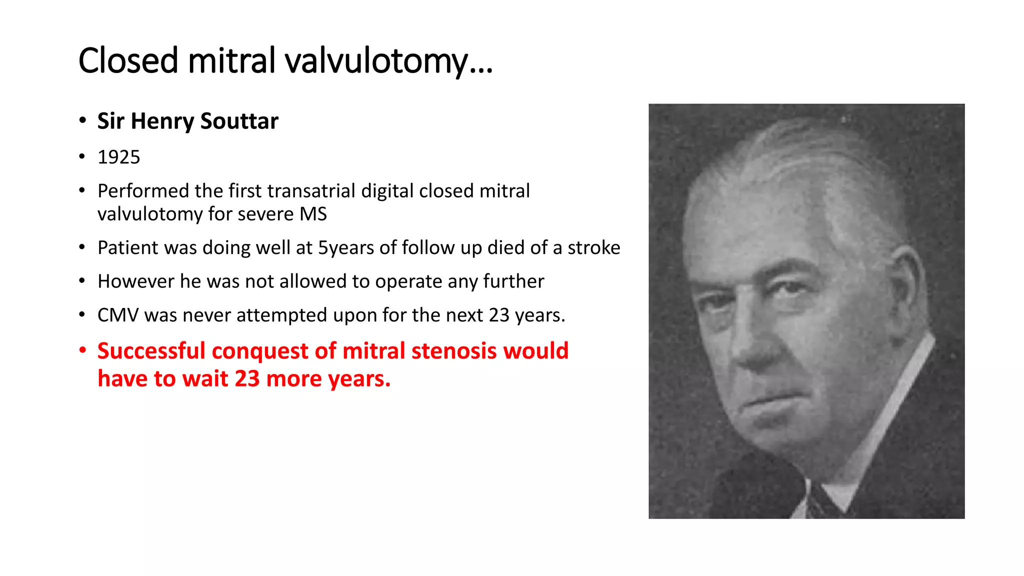 Brief history of cardiac surgery | PPTX