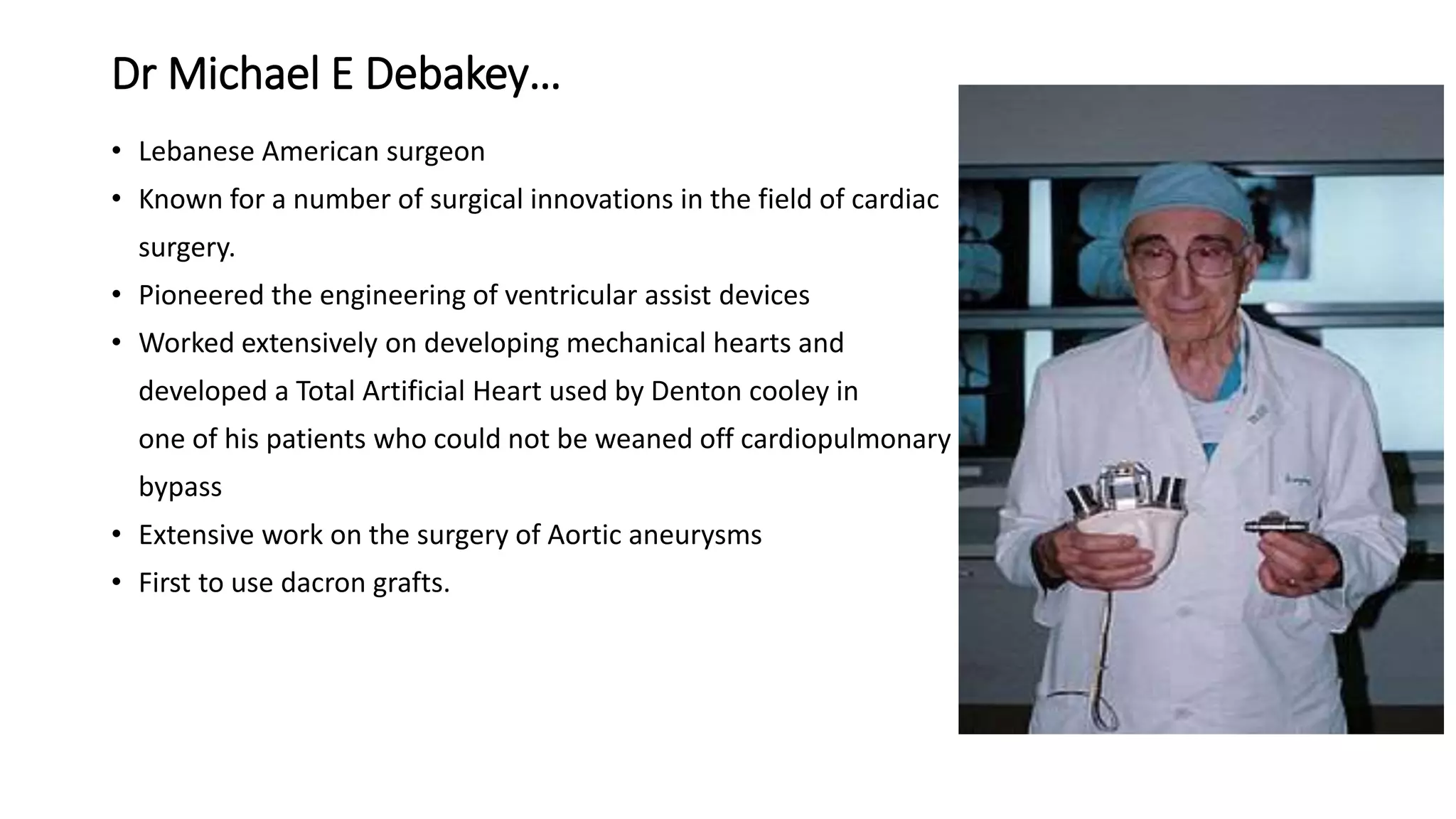 Brief history of cardiac surgery | PPTX