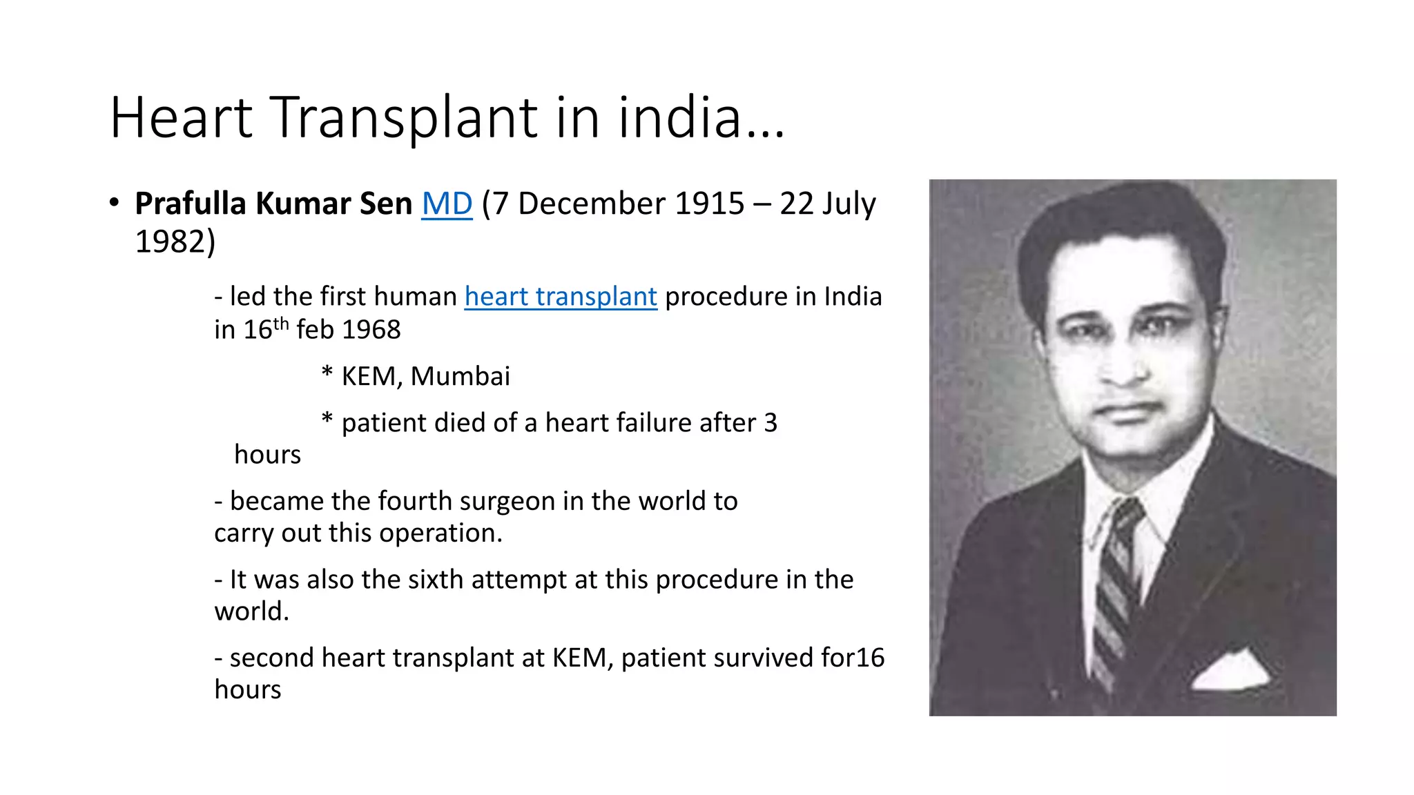 Brief history of cardiac surgery | PPTX