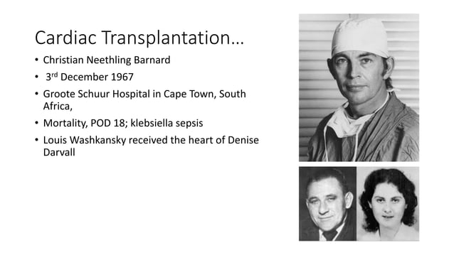 Brief history of cardiac surgery | PPTX | Heart and Cardiovascular ...