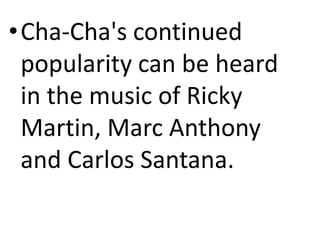 Brief History of CHA CHA CHA.pptx