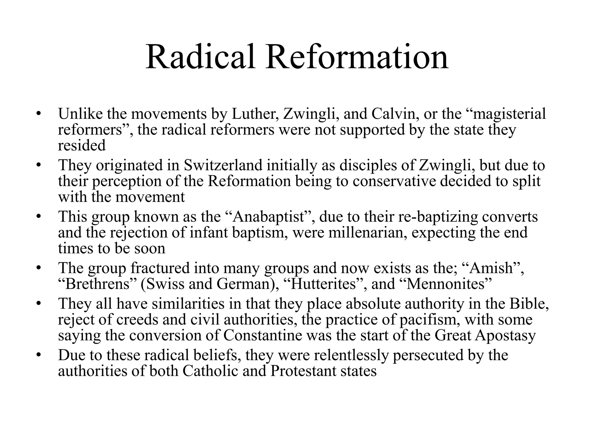 Brief History of Christianity: Division of the Church | PPTX