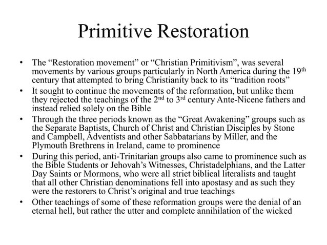 Brief History of Christianity: Division of the Church | PPTX