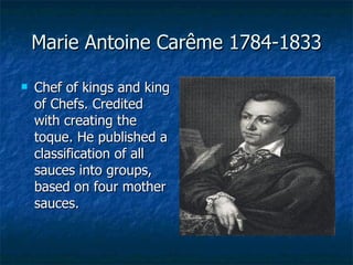 Brief History of Haute Cuisine | PPT