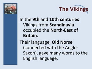 Brief history of English | PPS