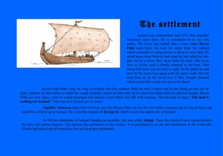 Brief history of iceland (modified) | PPT