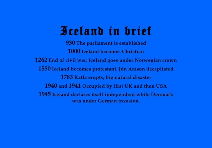 Brief history of iceland (modified) Brief history of iceland (modified)