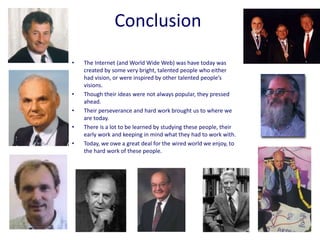 HISTORY OF THE INTERNET | PPTX | Internet | Computing