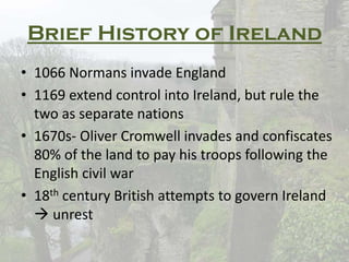 Brief history of ireland | PPTX