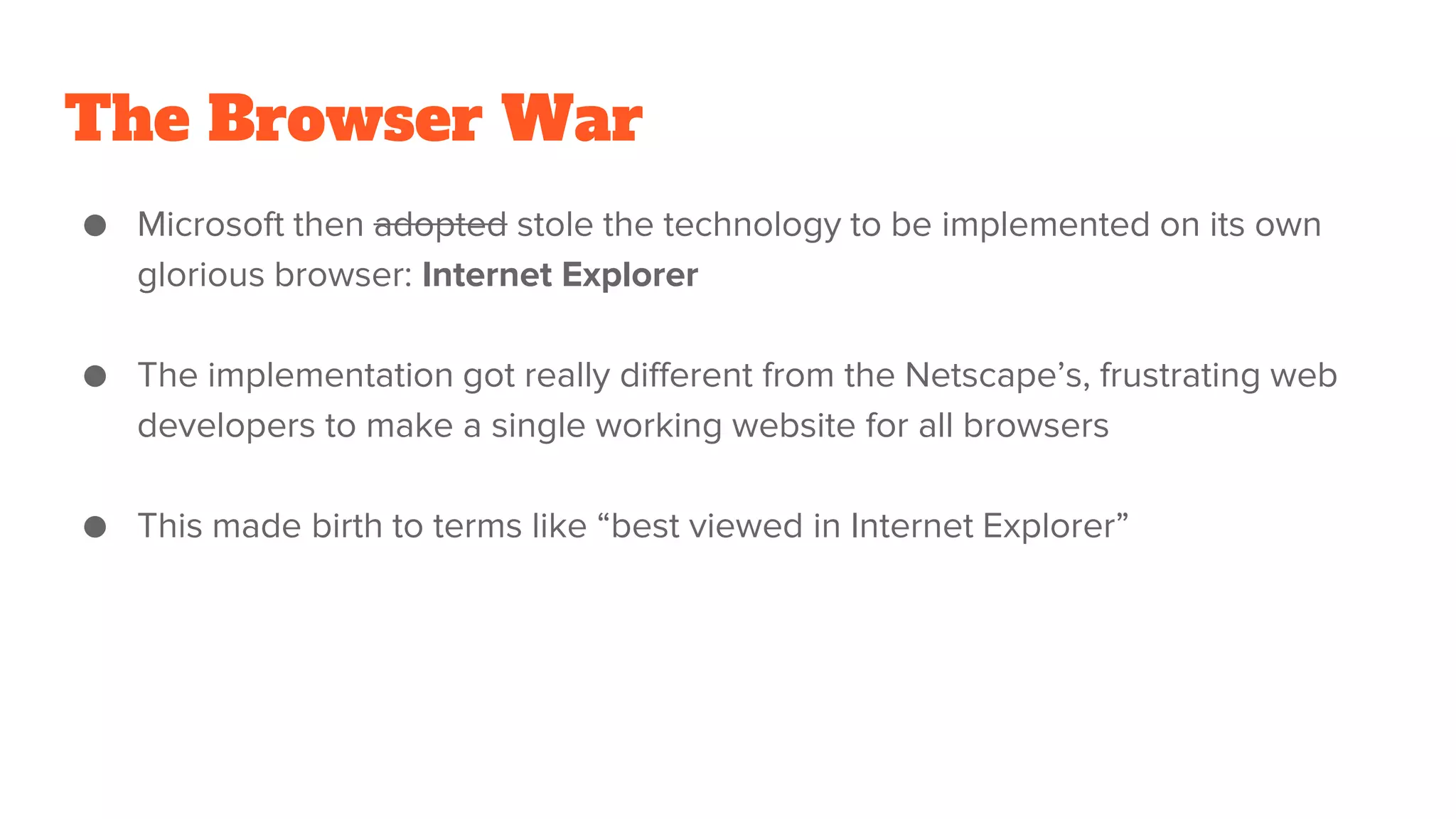 Brief History of JavaScript | PPTX