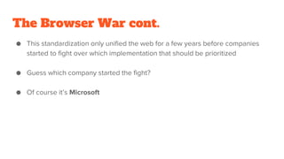 Brief History of JavaScript | PPTX