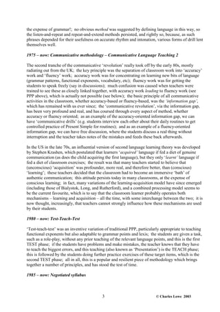 Brief history of language teaching | PDF